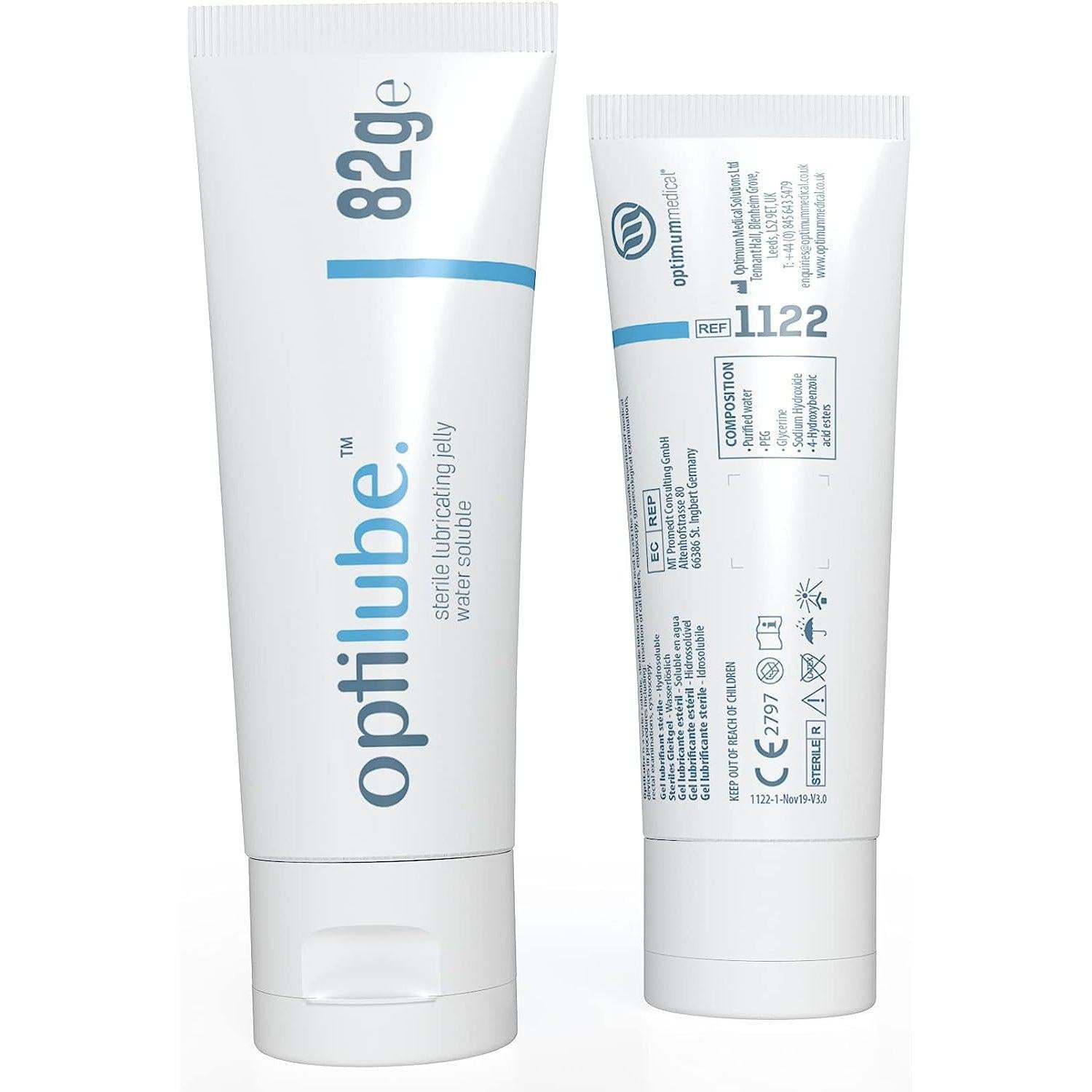OptiLube Tubes - Sterile Lubricating Jelly for Insertion of Medical De